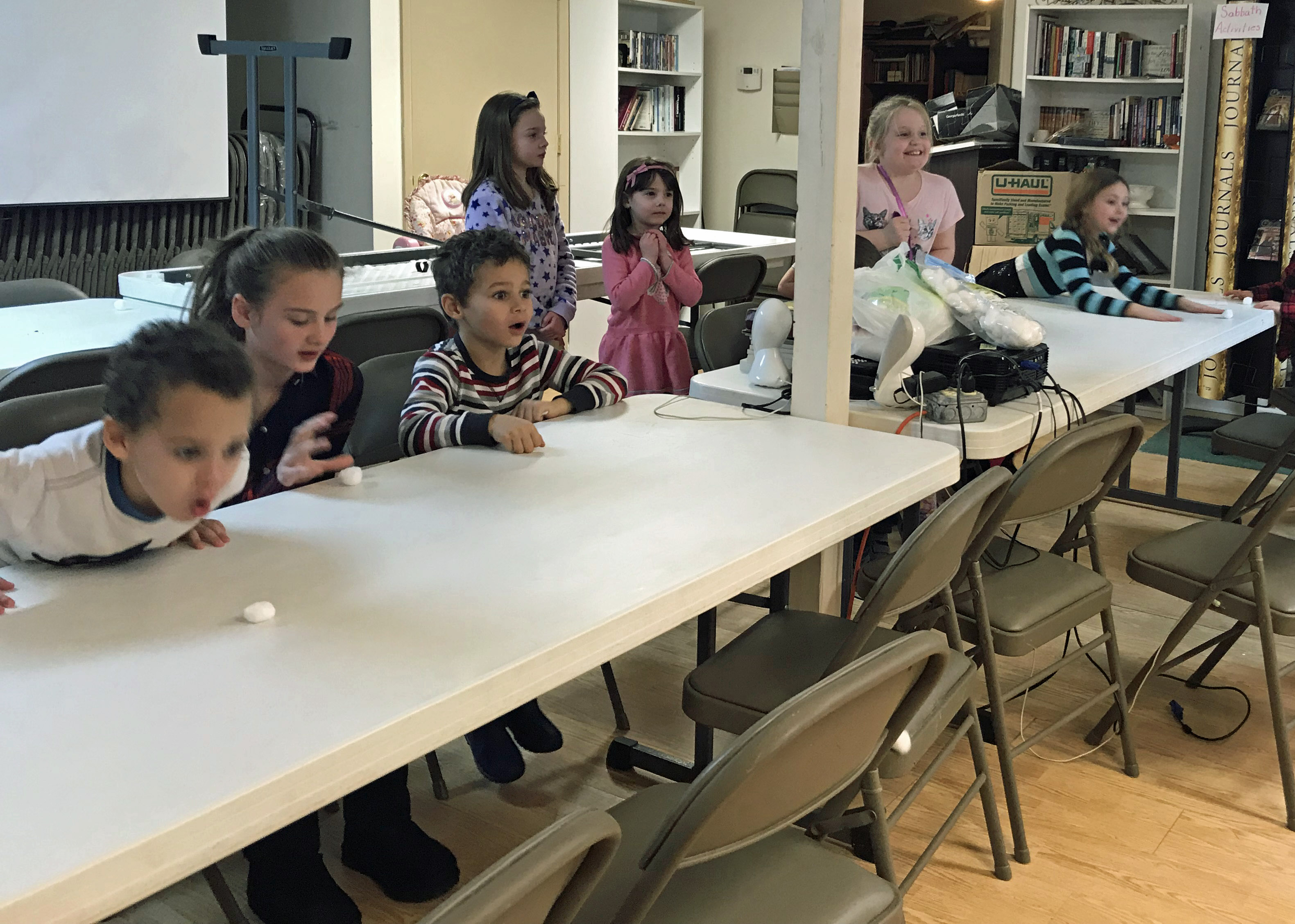 Fun at February Kids Bible Club – Pataskala Seventh Day Baptist