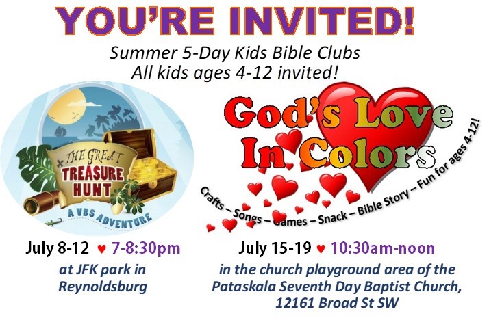 Summit Ridge Daily Bible Club Held – Pataskala Seventh Day Baptist